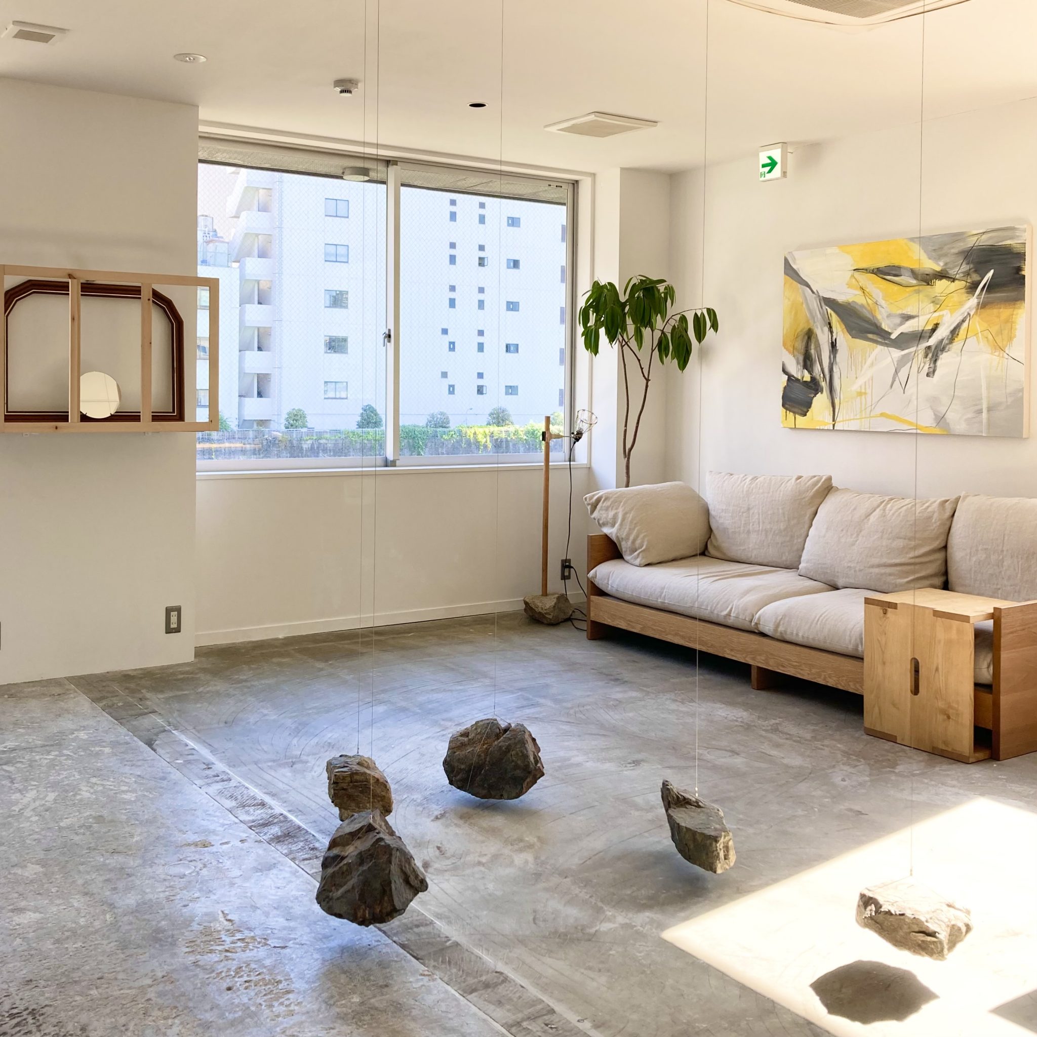 graf studioの2Fから